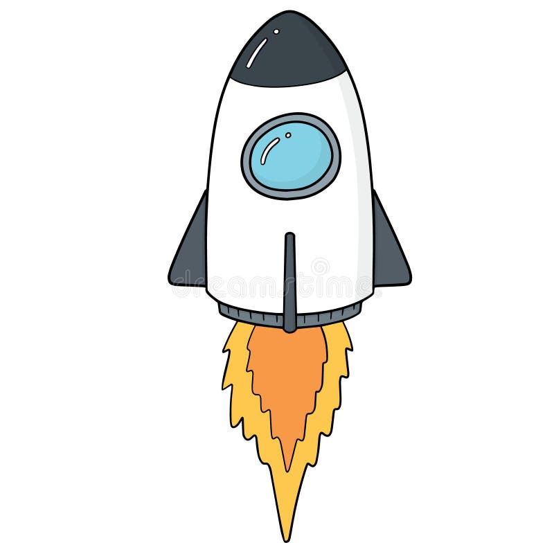 Vector de la nave espacial ilustración del vector. Ilustración de ...