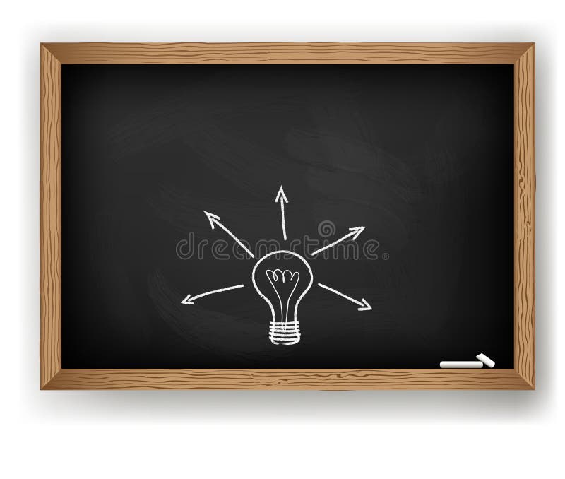 Vector de la pizarra ilustración del vector. Ilustración de aislado ...