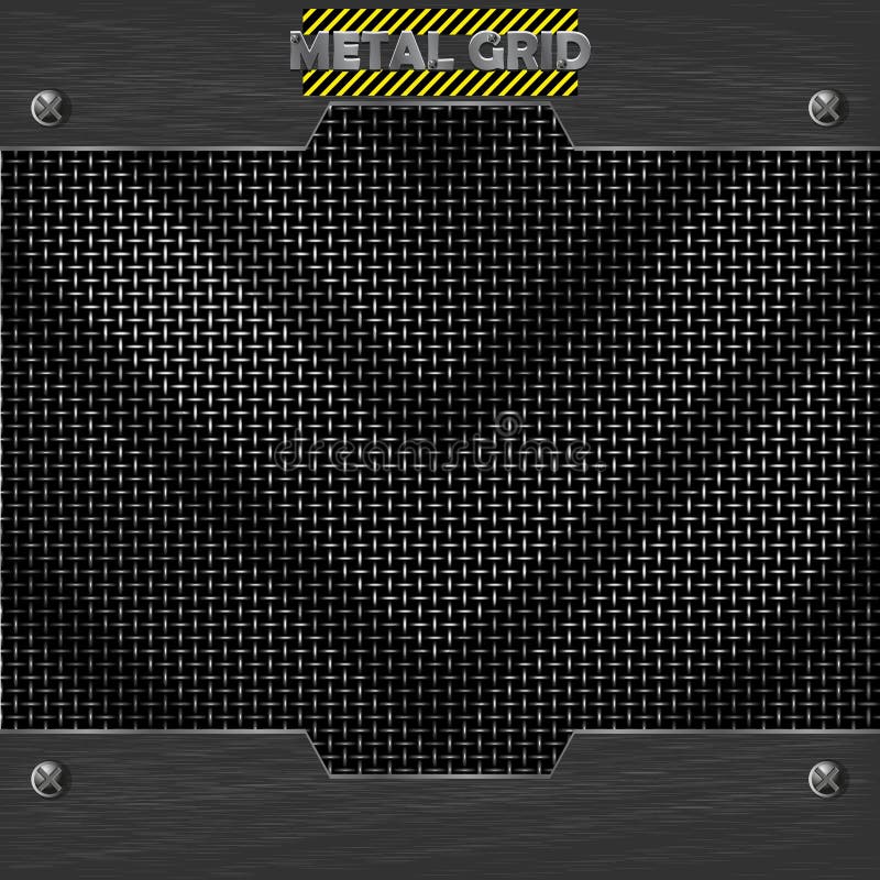 Vector De La Textura De La Malla Metálica Ilustración del Vector ...