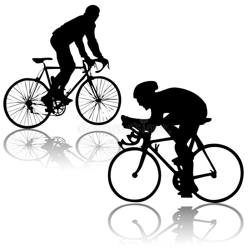 Vector de las bicicletas ilustración del vector. Ilustración de vector ...