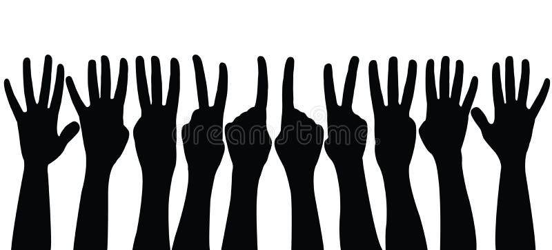 Vector de las manos ilustración del vector. Ilustración de adulto ...