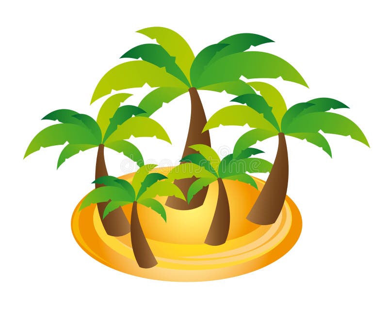 Vector de las palmas ilustración del vector. Ilustración de turismo ...
