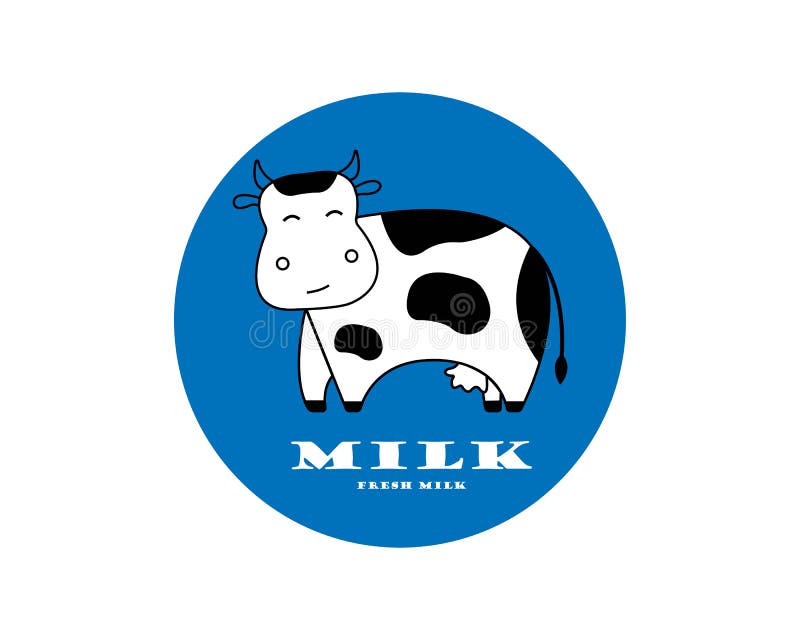 Vector De Logotipo De Leche Stock de ilustración - Ilustración de ...