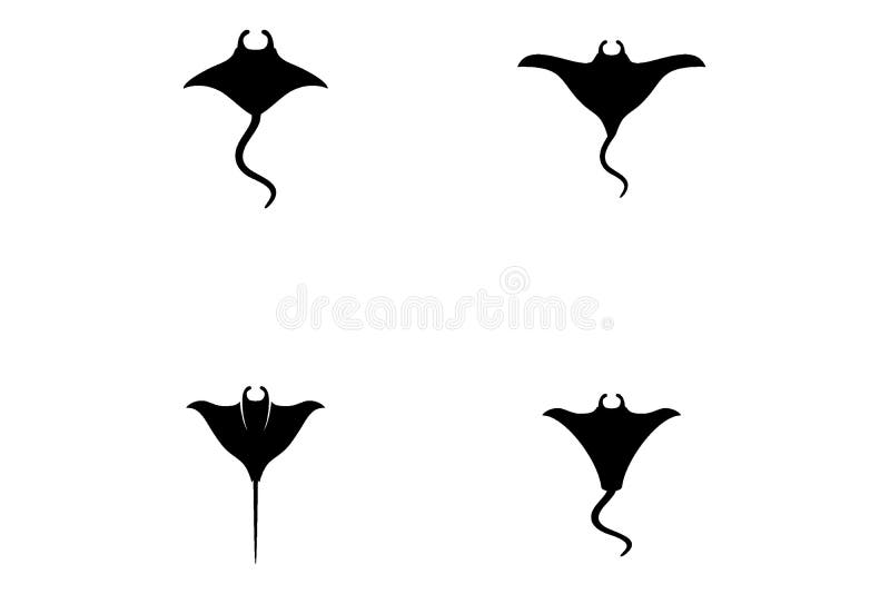 Vector De Logotipo De Manta Negra Ilustración del Vector - Ilustración ...