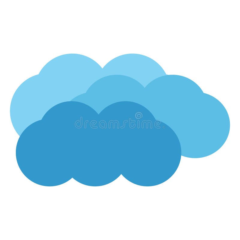 Vector de nubes. ilustración del vector. Ilustración de travieso ...