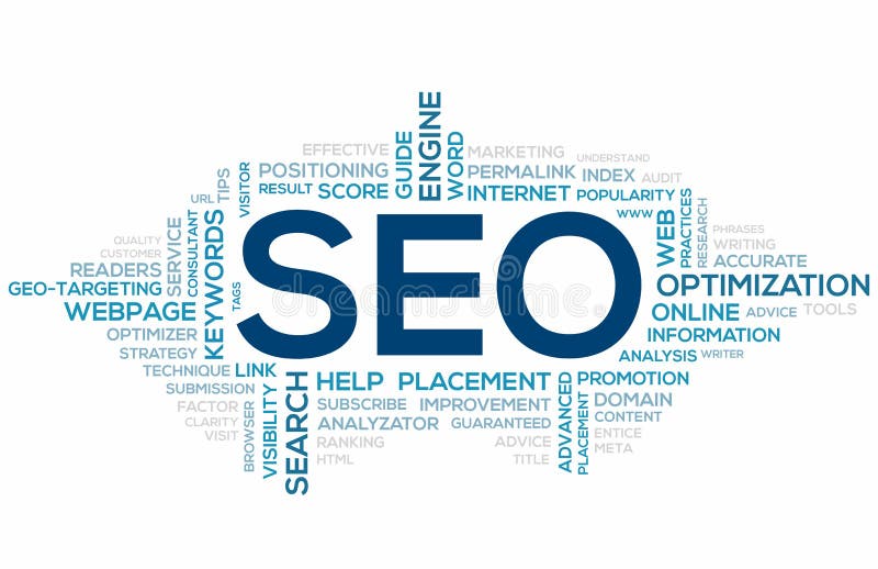 Vector De SEO Content Writing Word Cloud Ilustración del Vector ...