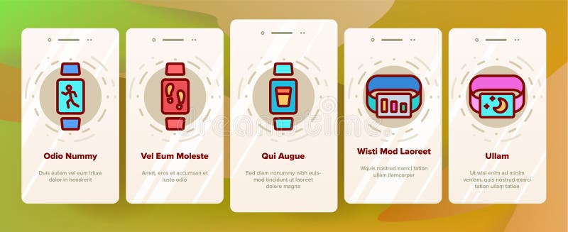 Vector De Watch Tracker Onboard Ilustración del Vector - Ilustración de ...