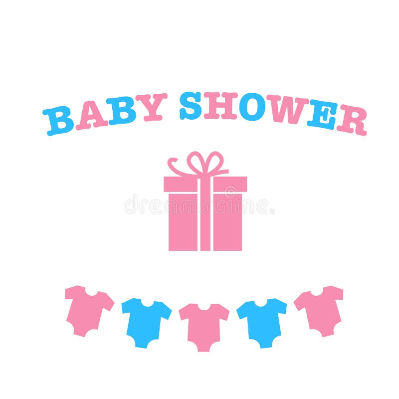 Vector Decoration for Baby Shower Stock Vector - Illustration of cute ...