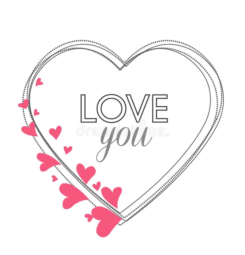 Vector decoration heart stock vector. Illustration of happy - 83794367