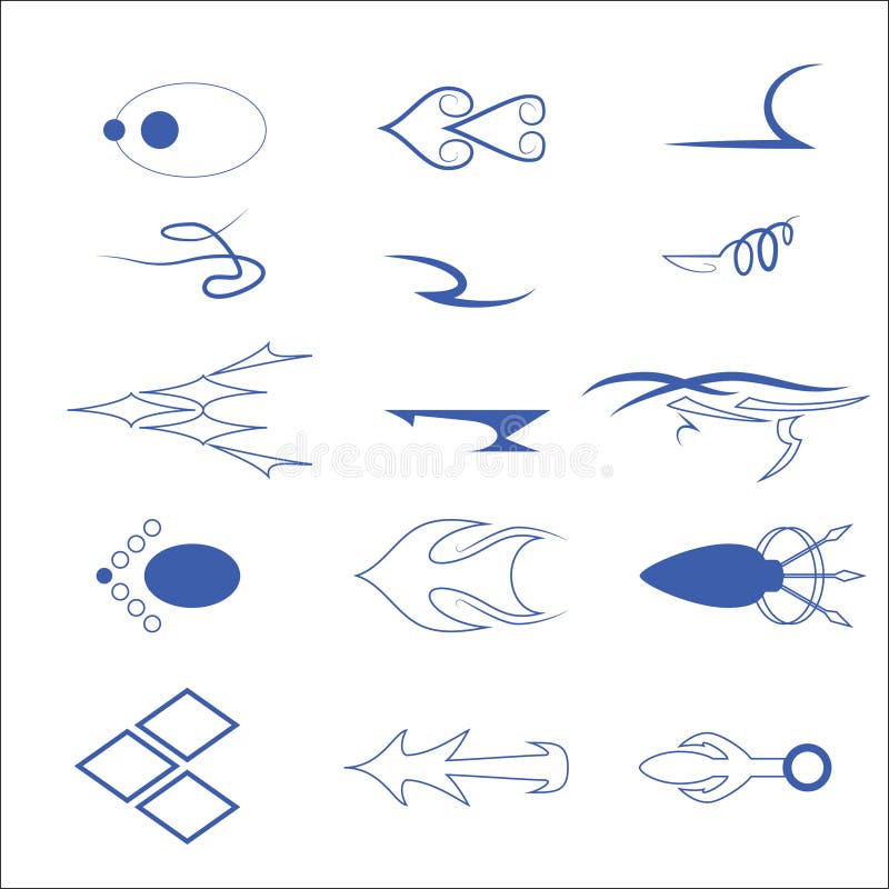 Vector of Decorative Arrow and Pointer Stock Illustration ...