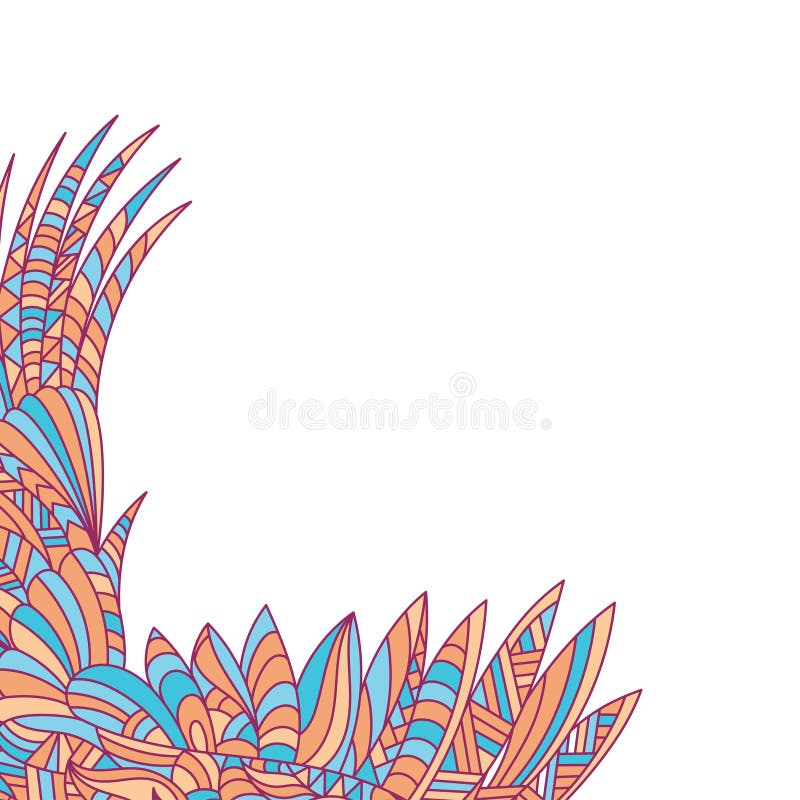 Vector Decorative Element Border. Abstract Invitation Card Stock Vector ...