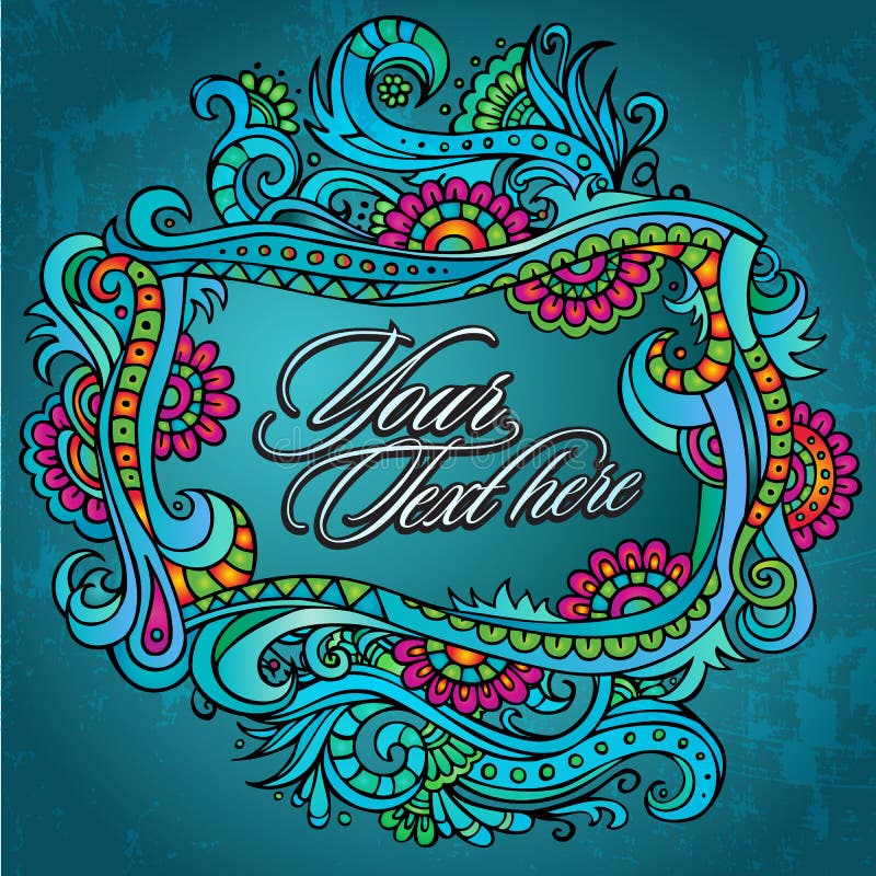 Hippie Border Stock Illustrations – 9,520 Hippie Border Stock ...