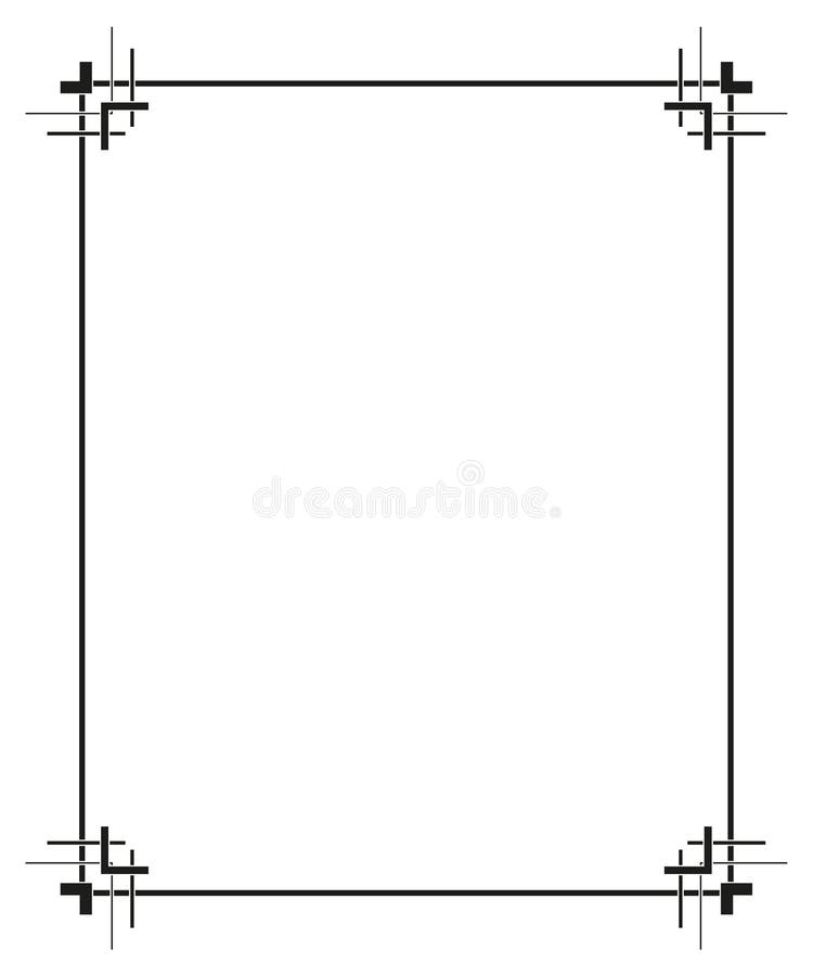 Vector Decorative Frame. Elegant Element for Design Template, Place for ...