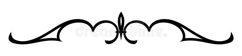 Vector Decorative Rule stock vector. Illustration of accent - 2333488