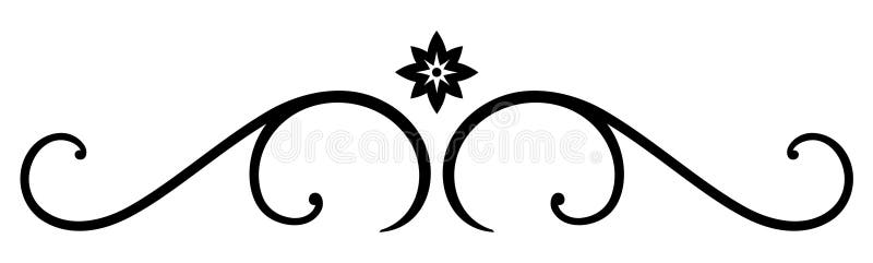 Vector Decorative Rule stock vector. Illustration of clip - 2333533