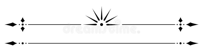 Vector Decorative Rule stock vector. Illustration of clip - 2333533