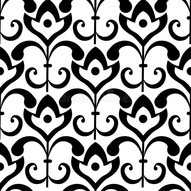Vector Decorative Seamless Pattern Background. Stock Vector ...