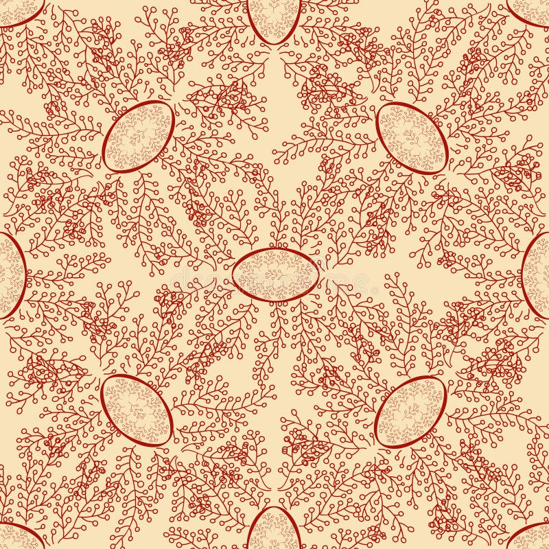 Vector Decorative Seamless Pattern Background. Stock Vector ...