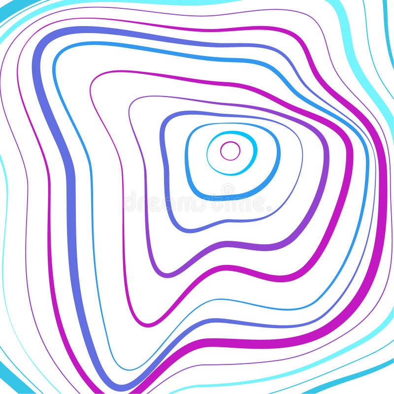 Vector of Deformed Colorful Circle Stock Vector - Illustration of opart ...