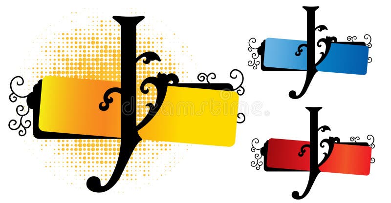 Vector del alfabeto j ilustración del vector. Ilustración de digital ...