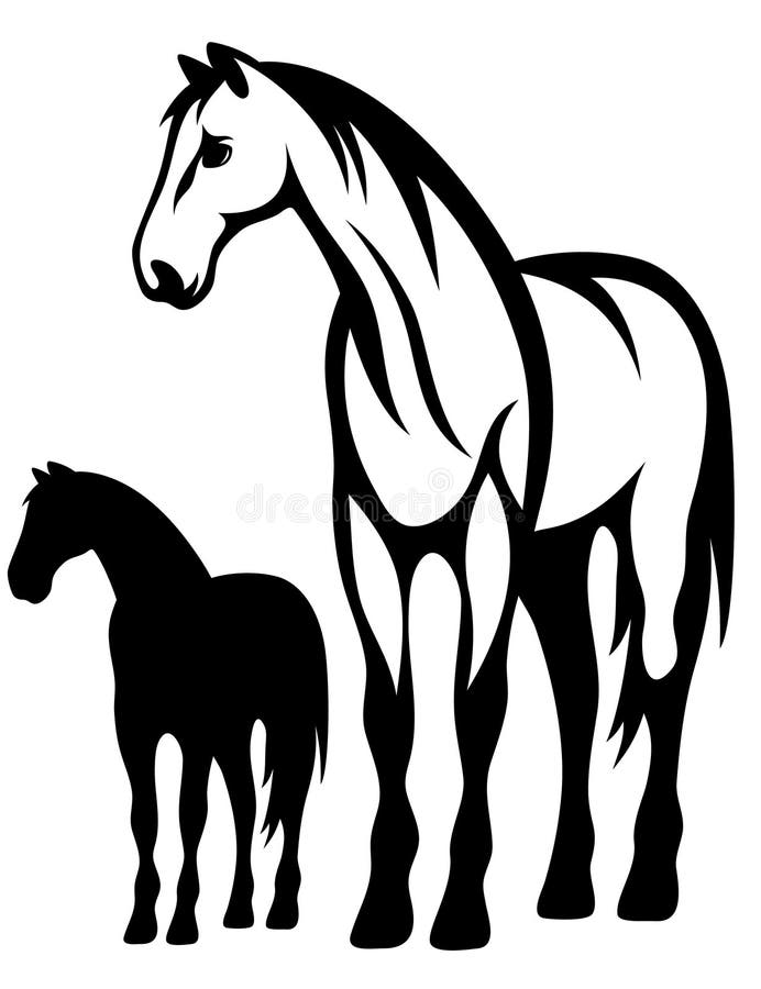Burro en blanco ilustración del vector. Ilustración de negro - 9252084