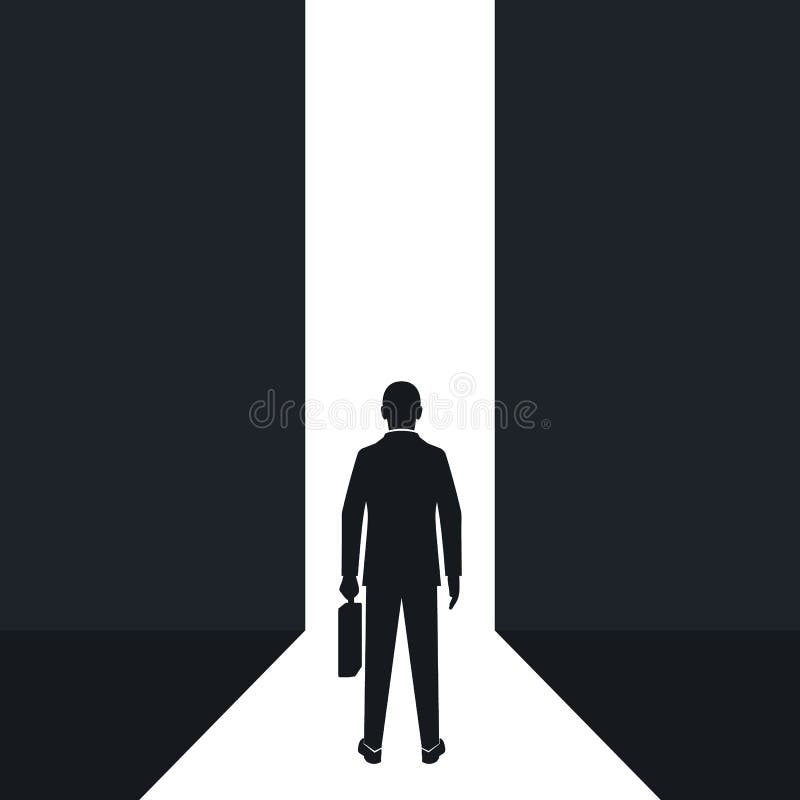 Vector Del Concepto De La Entrada Ilustración del Vector - Ilustración ...