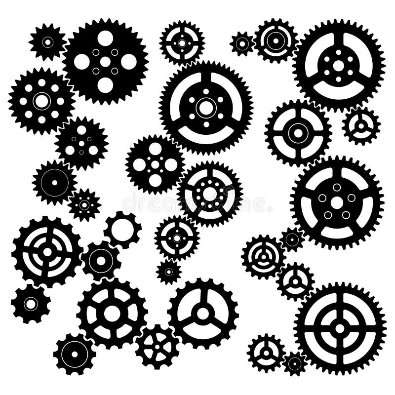 Vector del engranaje ilustración del vector. Ilustración de vector ...