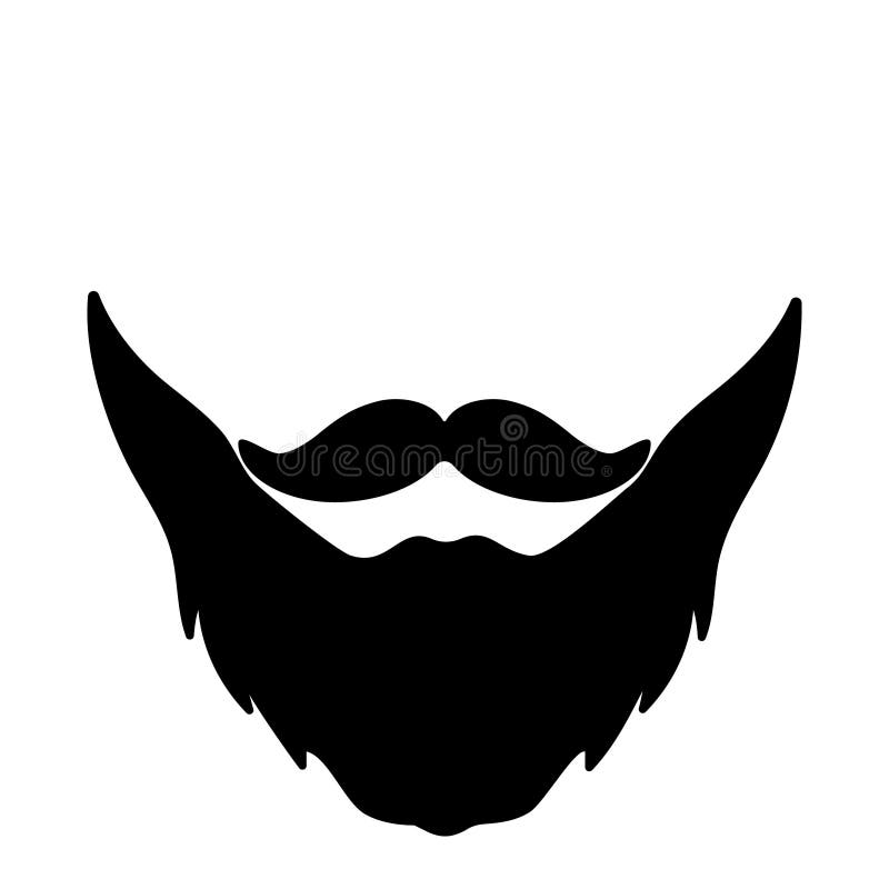 Vector Del Icono De La Barba Ilustración del Vector - Ilustración de ...