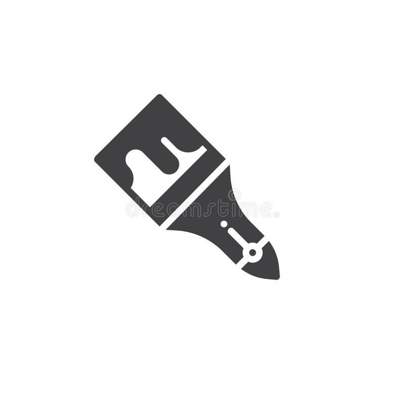 Vector Del Icono De La Brocha Ilustración del Vector - Ilustración de ...