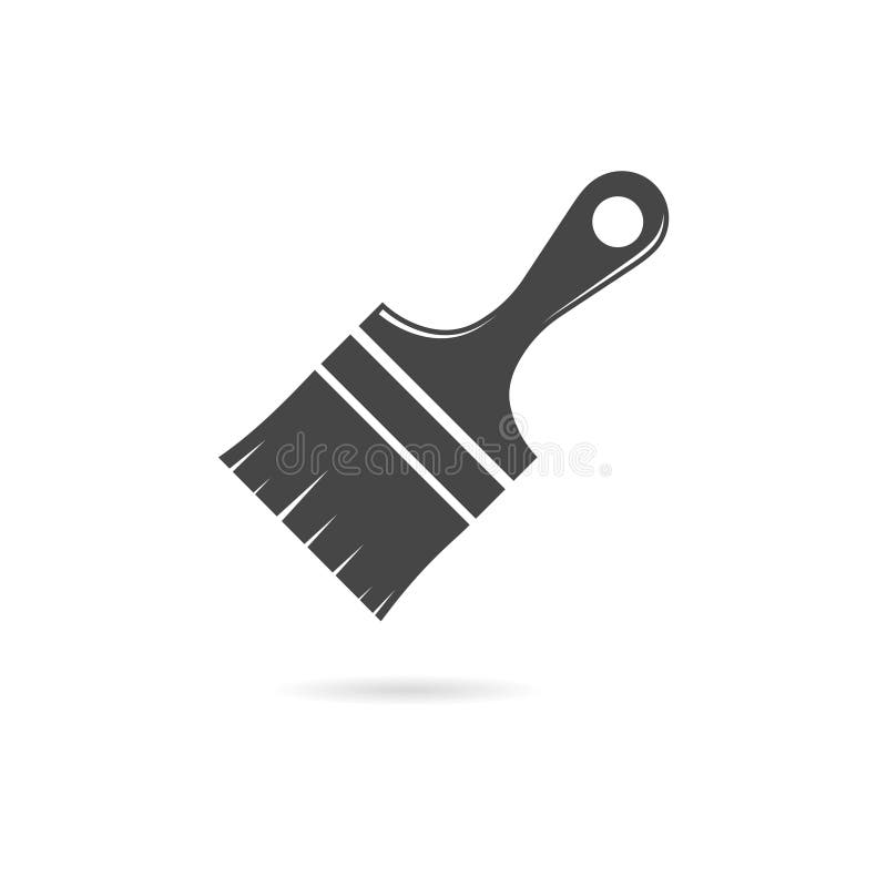 Vector Del Icono De La Brocha Ilustración del Vector - Ilustración de ...