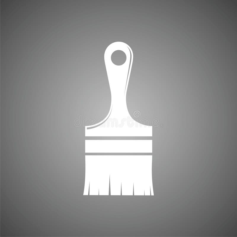 Vector Del Icono De La Brocha Ilustración del Vector - Ilustración de ...