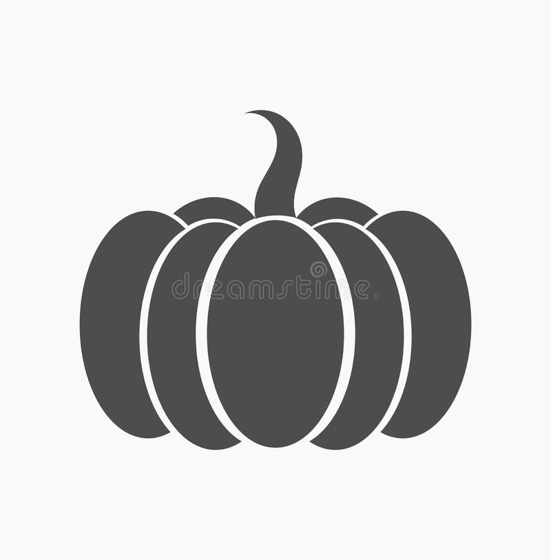 Vector Del Icono De La Calabaza Ilustración del Vector - Ilustración de ...