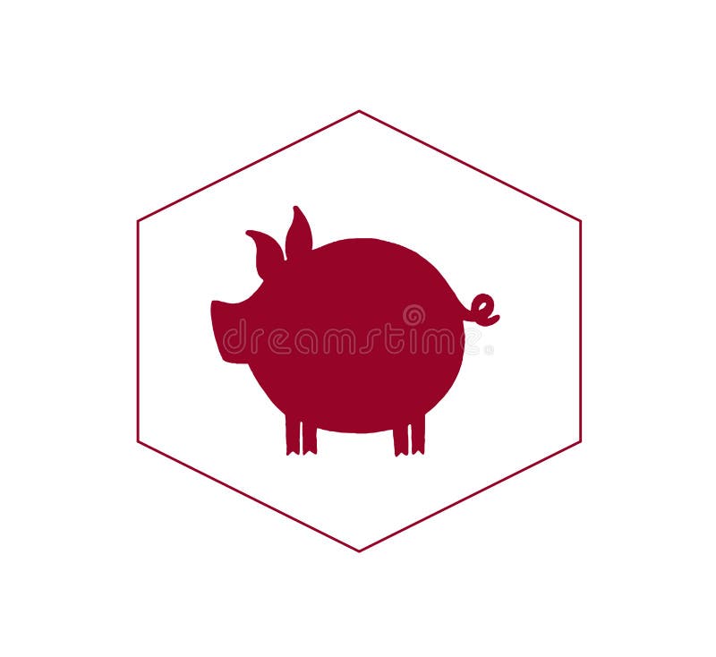 Silueta De La Brema De La Cerda-cabeza Ilustración del Vector ...