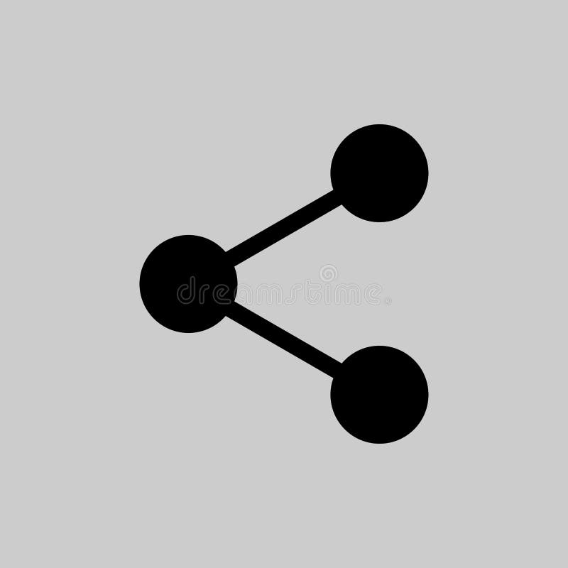 Icono Compartido O Logotipo Símbolo De Signo Aislado Ilustración ...
