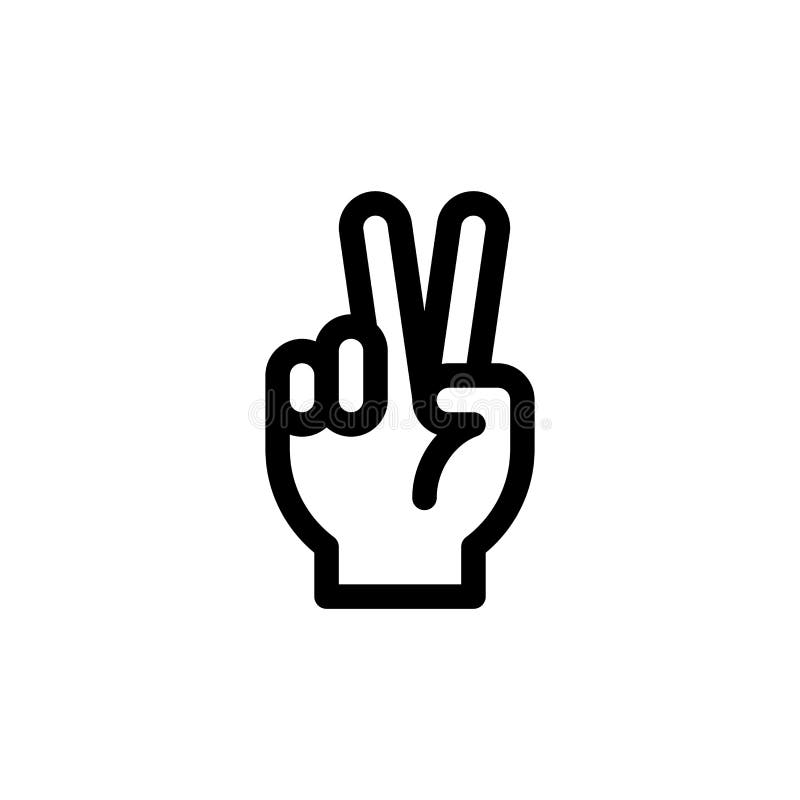 Vector del icono de la paz ilustración del vector. Ilustración de ...