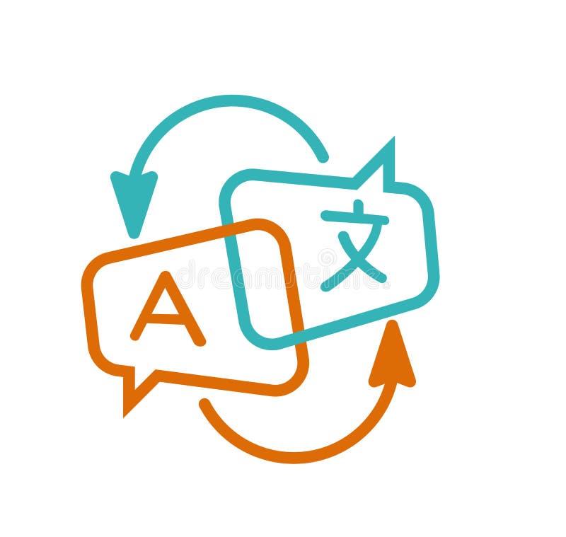 Vector Del Icono De La Traducción Ilustración del Vector - Ilustración ...