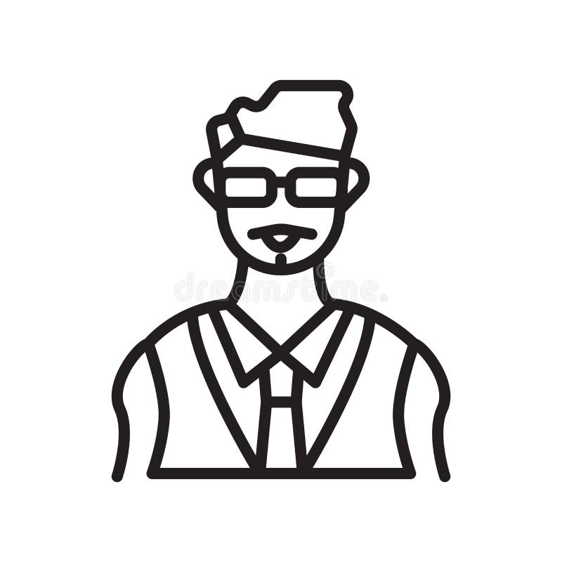 Vector Del Icono Del Escolta Aislado En El Fondo Blanco, Escolta Si ...