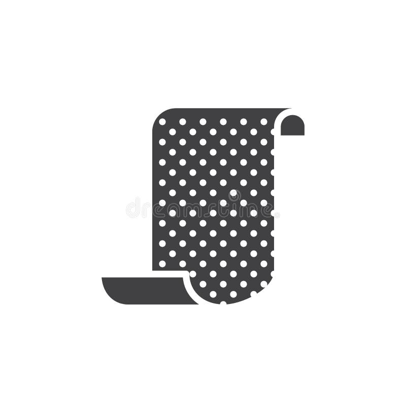 Vector Del Icono Del Papel De Lija Ilustración del Vector - Ilustración ...