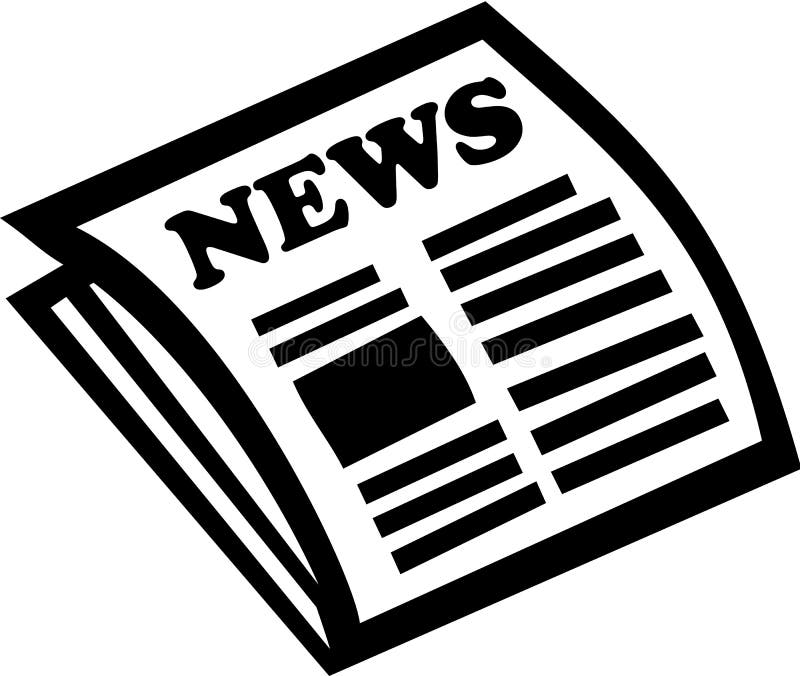 Vector Del Icono Del Periódico Ilustración del Vector - Ilustración de ...