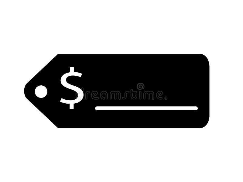 Vector Del Icono Del Precio Icono Del Precio En El Fondo Blanco ...