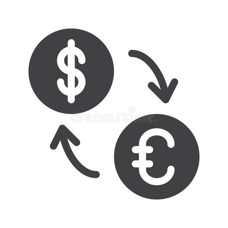 Vector Del Icono Del Tipo De Cambio Ilustración del Vector ...