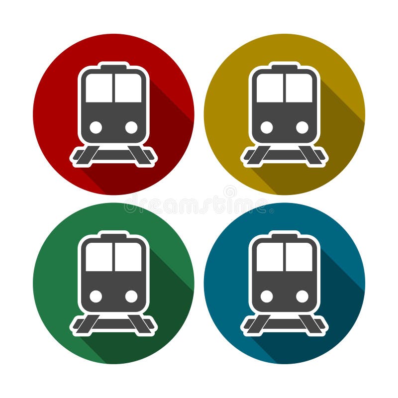 Vector del icono del tren ilustración del vector. Ilustración de tren ...