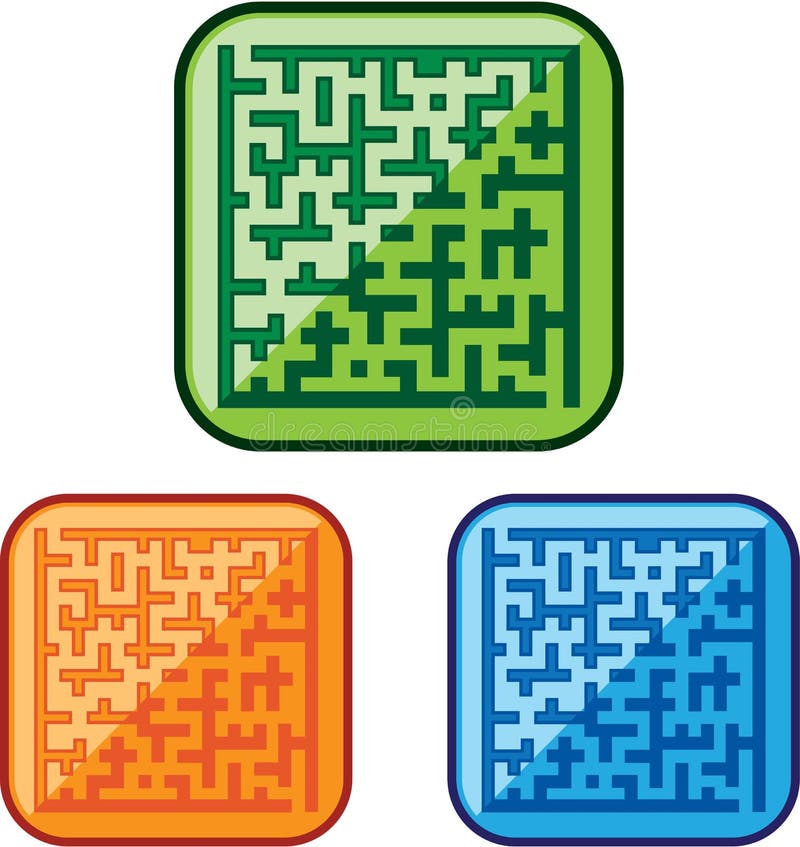 Vector del laberinto ilustración del vector. Ilustración de manera ...