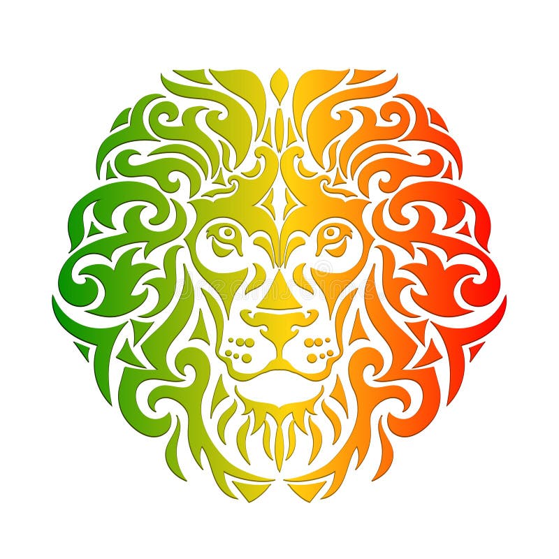 Vector del león de Rasta ilustración del vector. Ilustración de jamaica ...