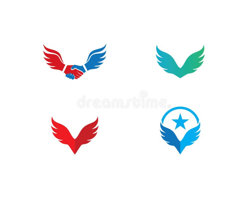 Vector Del Logotipo Del Ala Ilustración del Vector - Ilustración de ...