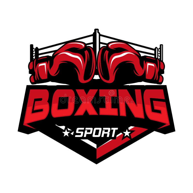 Vector Del Logotipo De Boxeo Y Boxeo Ilustración del Vector ...