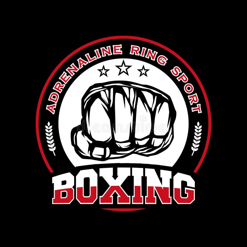 Vector Del Logotipo De Boxeo Y Boxeo Ilustración del Vector ...
