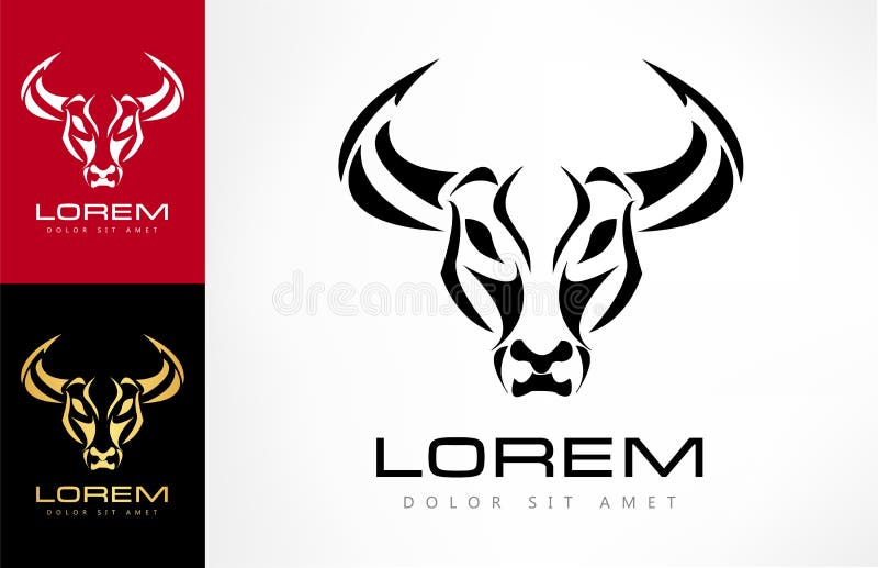 Logotipo De Toro . Diseño De Toros . Diseño De Iconos De Toro . Icono ...