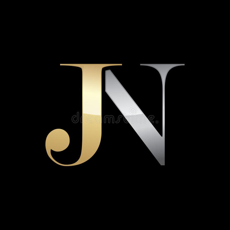 Vector Del Logotipo Del Logotipo De Jn Ilustración del Vector ...