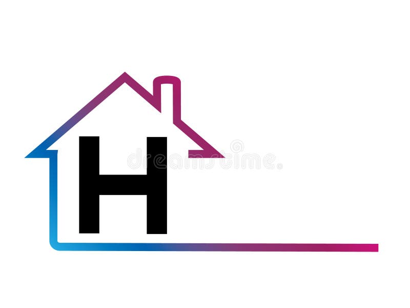 Vector Del Logotipo De La Casa Ilustración del Vector - Ilustración de ...